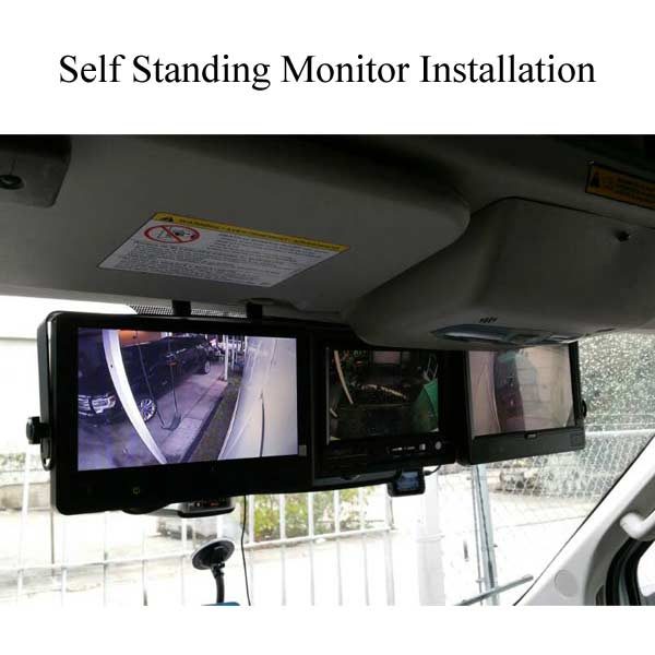 Ford Transit Connect Backup Camera with Rear View Mirror Monitor